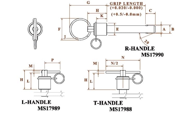 Double Acting T Handle | Smart Block Pin